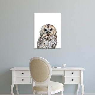 Easy Art Prints Lexie Greer's 'Owl Wow' Premium Canvas Art - Bed Bath ...