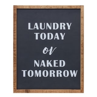 Wooden Laundry Sign - Multi-Color - Bed Bath & Beyond - 36625387