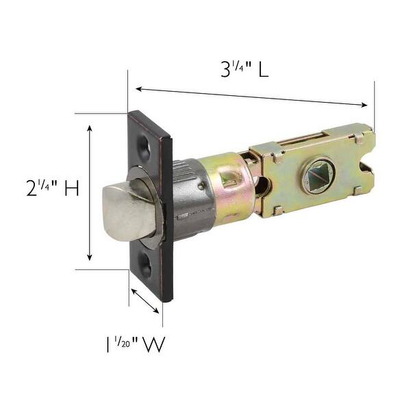 Design House 582221 6-Way Universal Square Spindle Passage Latch Oil ...