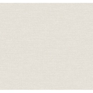 York Wallcoverings Terrene Dove Faux Linen Wallpaper - 324 x 27 - Bed ...