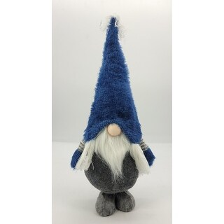 Royal Blue Fuzzy Hat Standing Gnome - Bed Bath & Beyond - 42621301