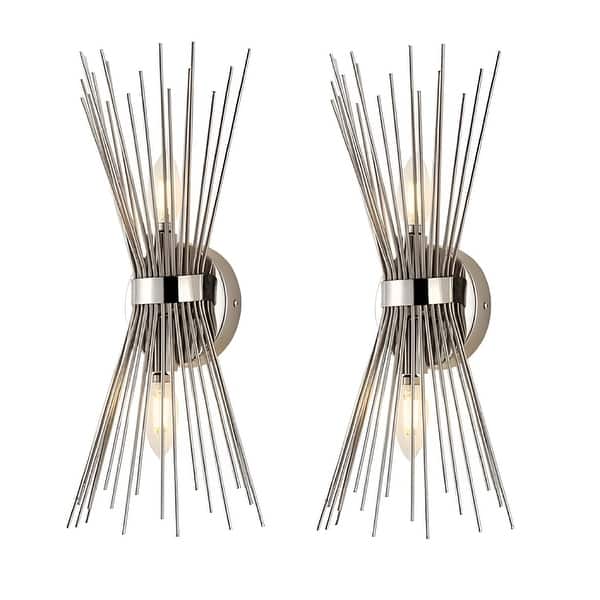 Set of 2 Light Dimmable Candle Wall Lights - Jovenko Sconces - On Sale ...