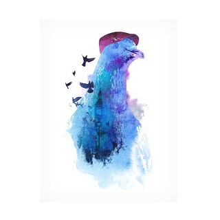 Robert Farkas 'Pigeon Of London' Canvas Art - Bed Bath & Beyond - 39536176