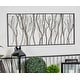Silver Metal Distressed Dimensional Branch Tree Home Wall Decor with ...
