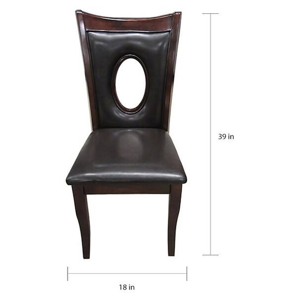 Miraval Cherry Brown Hole-back Dining Chairs (Set of 2) by iNSPIRE Q ...