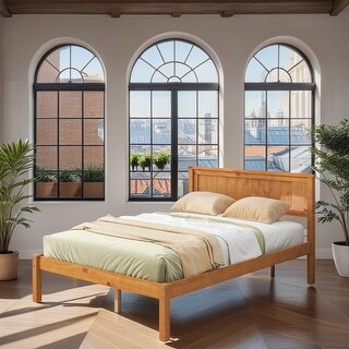 Full Size Optimum Support For The Modern Design Platform Bed Frame with ...