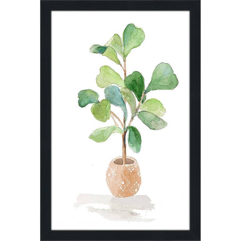 "Fiddle Fig Tree II" Print on Acrylic. - Overstock - 36545863