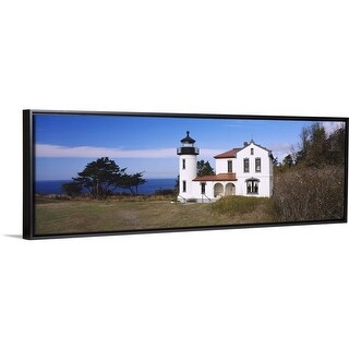 "Lighthouse beside a building, Admiralty Head Lighthouse, Admiralty ...