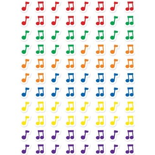 Music Notes Hot Spots Stickers, 880 Per Pack, 6 Packs - Bed Bath ...