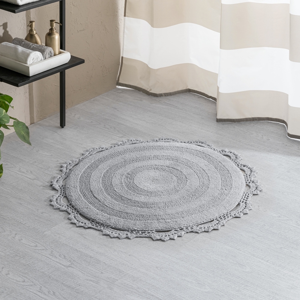 Silver Round Bathroom Rugs and Bath Mats - Bed Bath & Beyond