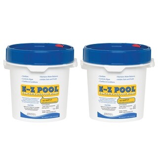 E-Z Pool Weekly All in 1 Concentrated Pool Care Solution Blend Bucket ...