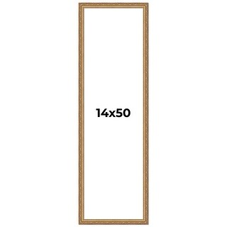 14x50 Frame Red Solid Wood Picture Frame Width 1.75 Inches | Interior ...
