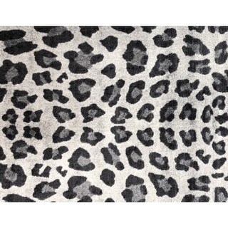 2' x 3' Black and Gray Cheetah Washable Floor Mat - 3'6" - Bed Bath ...