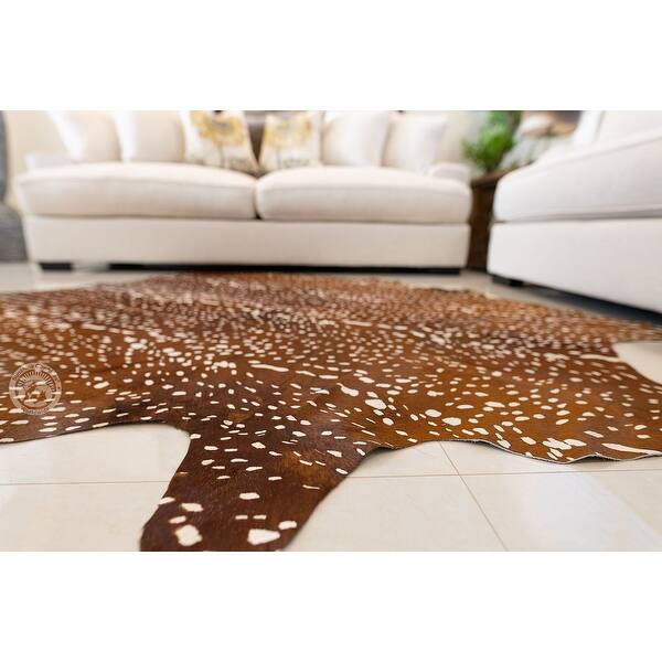 deer fur pattern rug