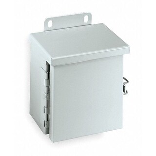 Enclosure: Padlockable Latch, Knockouts, 10 in Nominal Enclosure Ht, 3R ...