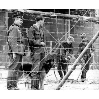 German Border-East German Border Guards Stand Watch To Make Sure That ...