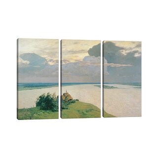 iCanvas "Above the Eternal Peace, 1894" by Isaak Ilyich Levitan 3-Piece ...