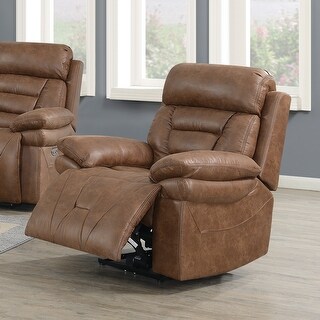 Steve Silver Brenham Cinnamon Power Recliner Chair - Bed Bath & Beyond ...