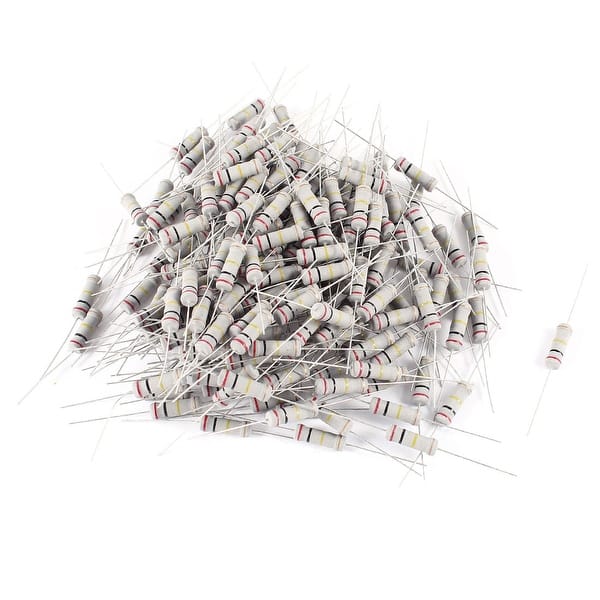Unique Bargains 200 Pieces 200K Ohm 5% 2 Watt Axial Leads Metal Oxide ...