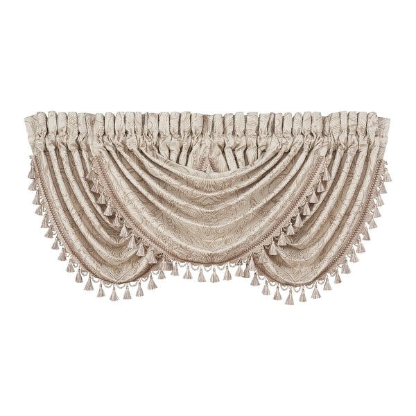 J. Queen New York Trinity Window Waterfall Valance - Bed Bath & Beyond ...