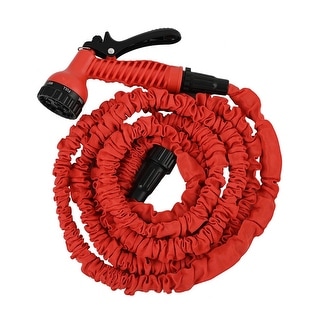 SAVANNAH Up to 25 ft Expanding Coil Hose Red Black Anti Corrosion - Bed ...
