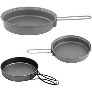 TOAKS Lightweight Titanium Frying Pan with Foldable Handle - Bed Bath ...