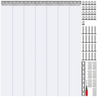 VEVOR Strip Curtain,Freezer Curtain,Plastic Door Strips for Walk in ...