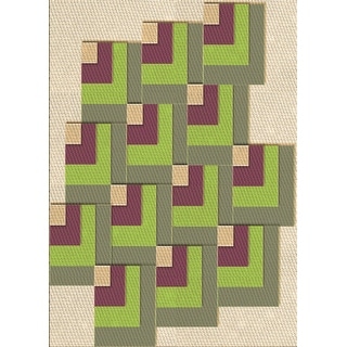 Ahgly Company Machine Washable Transitional Slime Green Area Rugs - Bed ...