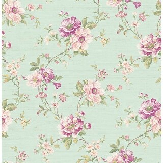 Seabrook Designs Chateau Toile Prepasted Wallpaper - Bed Bath & Beyond ...