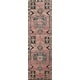 Alexander Home Luxe Rose Antiqued Distressed Area Rug - Bed Bath ...