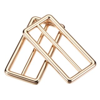 50mm Metal Slide Strap Adjustable Buckle Fastener Gold Tone 4pcs - Gold ...