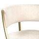 New Ridge Home Goods Mina Metal Modern Upholstered Bar Stool - Bed Bath ...