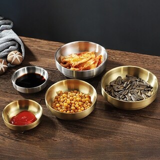 Stainless Steel Seasoning Dish Plate Sauce Ketch Rice Container Kitchen ...