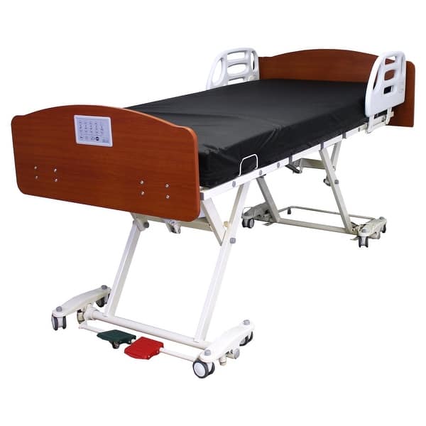 HomeCare Hospital Beds Lynacare Hi-Low Hospital Bed Set - MedMattress ...