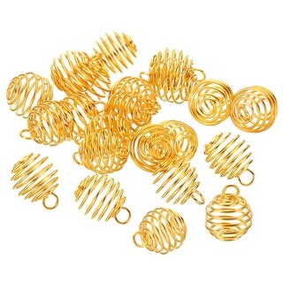 Spiral Bead Cages Pendant, Spring Stone Holder - Bed Bath & Beyond ...