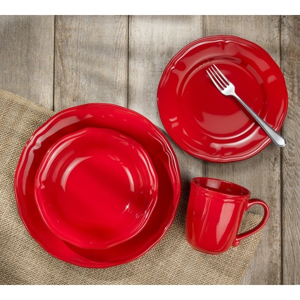 Sango Kaya Blue 16 Piece Stoneware Dinnerware Set, Service for 4 - On ...