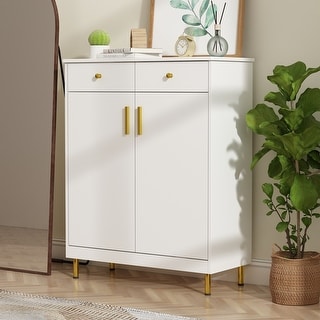 Timechee Shoe Cabinet Rack Storage Organizer Chest Adjustable Shelf ...