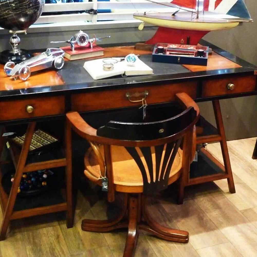 Authentic Models Flora Furniture in Black & Honey Distressed French ...