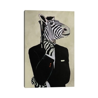 iCanvas "James Bond Zebra IV" by Coco de Paris Canvas Print - Bed Bath ...
