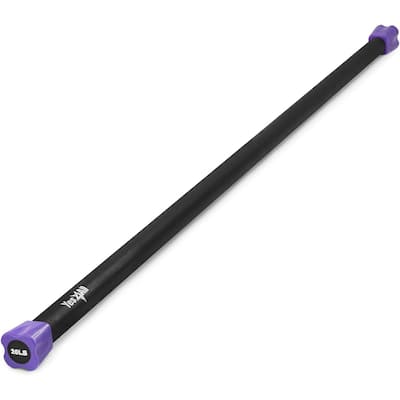 Total Body Weighted Workout Bar, for Exercise, Therapy, Aerobics, Yoga ...