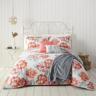 Jessica Simpson Golden Peony 6 Piece Comforter Set - Bed Bath & Beyond ...