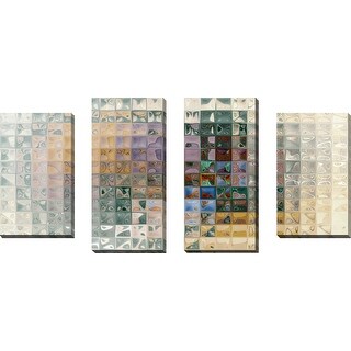 "Tile Art 7 2012" by Mark Lawrence Print on Canvas Set of 4 - Bed Bath ...