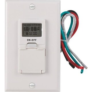 Woods Ind. 7Day In-Wall Dig Timer 59018WD Unit: EACH - Bed Bath ...