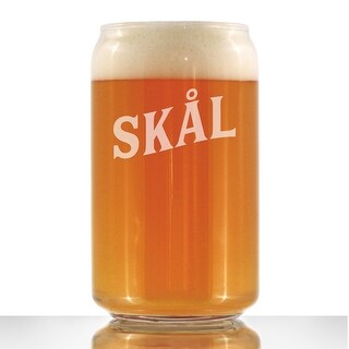 Cheers Norwegian Skal - Beer Can Pint Glass - Norway Gifts & Decor - 16 ...