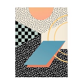 Victoria Barnes 'Modern Memphis II' Canvas Art - Bed Bath & Beyond ...