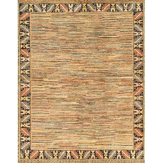 Ahgly Company Machine Washable Abstract Light Brown Area Rugs - Bed ...