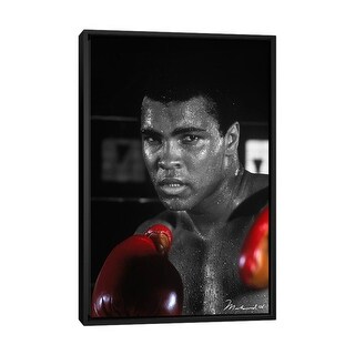 iCanvas "Muhammad Ali In Training" by Muhammad Ali Enterprises Framed ...