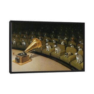iCanvas "Their Master's Voice" by Michael Sowa Framed Canvas Print ...