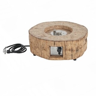 Patio MGO Propane Fire Pit, 30, 000BTU, Wood Pattern - Bed Bath ...