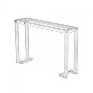 Modern Lash Acrylic Console - Bed Bath & Beyond - 31444390